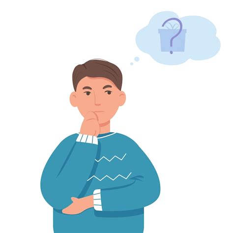 Vetores E Ilustrações De Boneco Pensando Para Download Gratuito Freepik