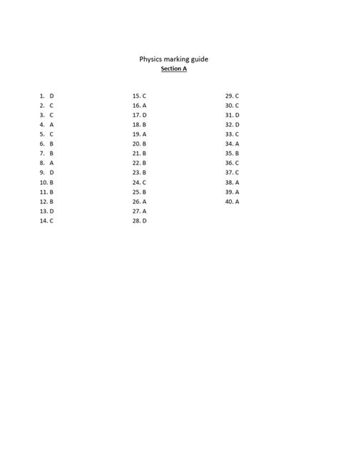 Physics Marking Guid1 2021 Pdf Physics Intravenous Therapy
