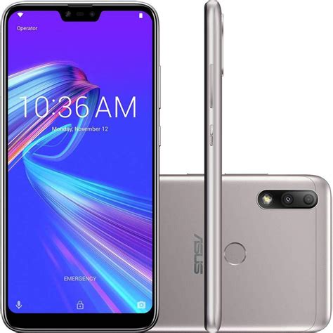Smartphone Asus ZB KL Zenfone Max Plus M Prata GB Asus Zenfone Magazine Luiza