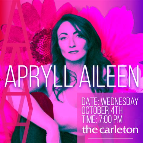 Apryll Aileen Album Release Show Taylor Jensen Discover Halifax