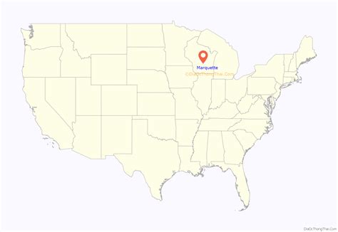 Map Of Marquette Village Wisconsin