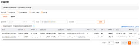 如何查看SAE资源包购买记录与使用明细并设置额度预警 Serverless 应用引擎 SAE 阿里云帮助中心
