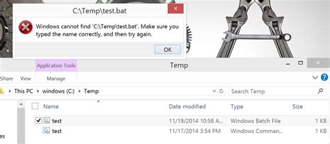 Windows Can T Run Bat And Files Microsoft Community