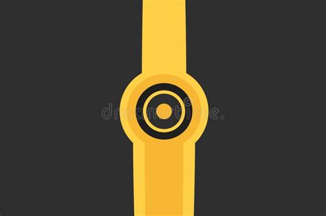 Illustration Of A Black And Yellow Background Space For Text Stock