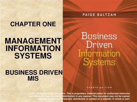 Ppt Chapter One Management Information Systems Business Driven Mis Powerpoint Presentation