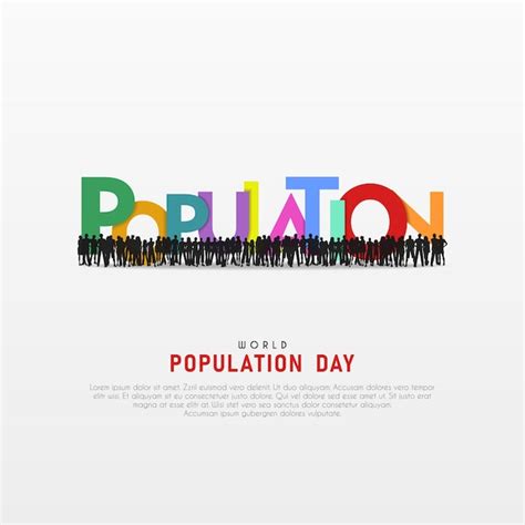 Premium Vector World Population Day Celebrated On July 11 Aims To