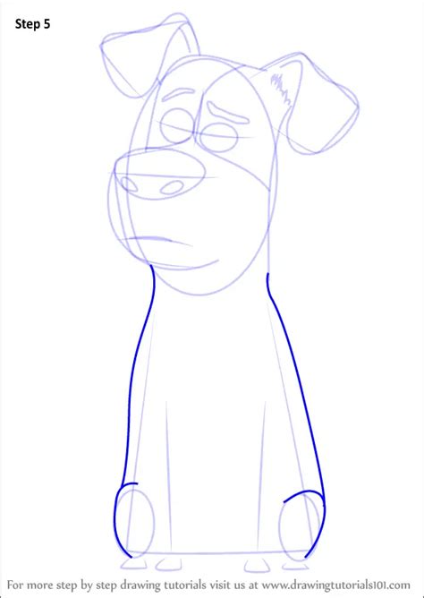 How To Draw Max From The Secret Life Of Pets The Secret Life Of Pets