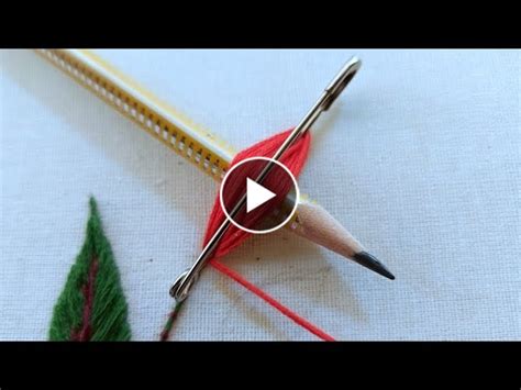 Most Beautiful 3d Flower Design With Easy Tricklatest Hand Embroidery