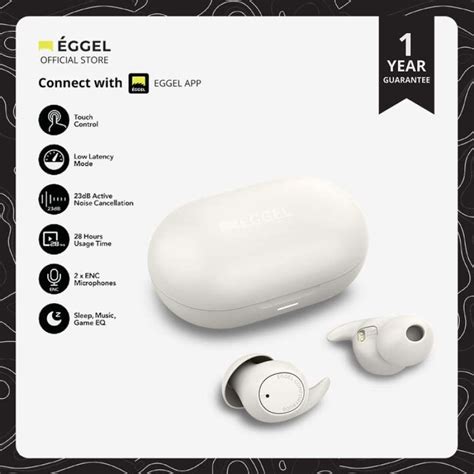 Promo Eggel Comfortbuds S Sleep Tws Bluetooth Earphone With Anc Enc