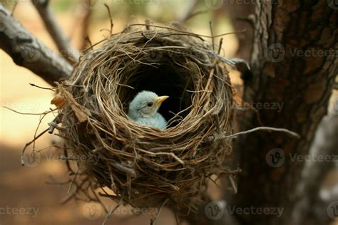 Birds Nest Cradled In A Tree AI Generated Stock Photo At Vecteezy