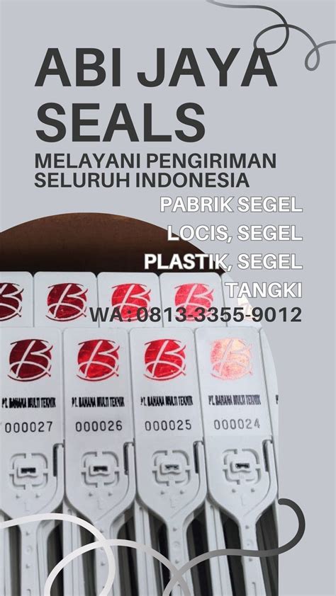 Wa 081333559012 Pabrik Jual Toko Segel Plastik Locis Tangki