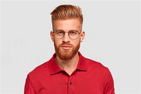 Natural Bright Red Hair Men