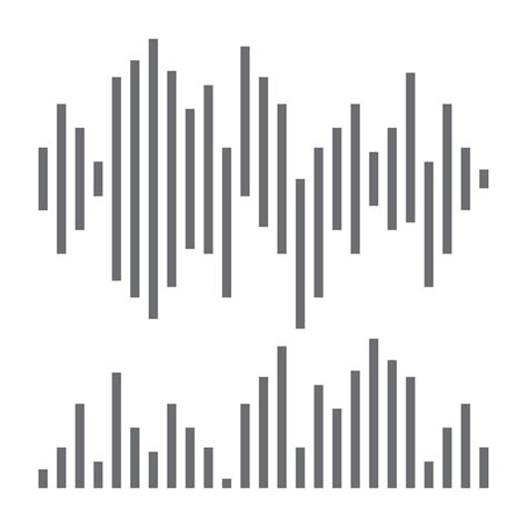 Ilustración De Icono De Vector De Ondas De Sonido De Música De