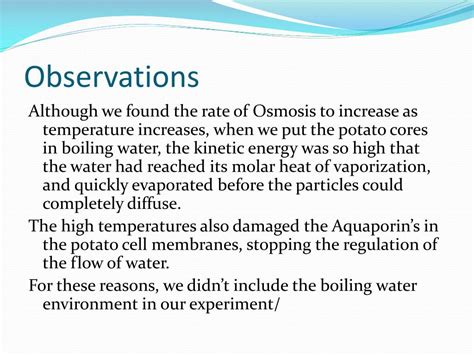 PPT How Temperature Affects Osmosis PowerPoint Presentation Free Download ID 605318
