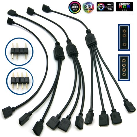 Motherboard Aura Rgb Splitter Interface 12v5v Addressable D Rgb Sync