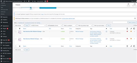 How To Edit Your Products On Your Online Shop Website Design Internet Marketing Consultants