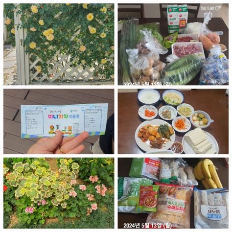 5월 12일 일요일 곡성 기차마을 식비 절약 집밥 일기 3인 가구 일주일 식비 10만 원 살기 네이버 블로그