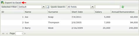 Export Lists To Excel