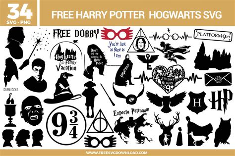Harry Potter Free Svg Files Free Svg Download
