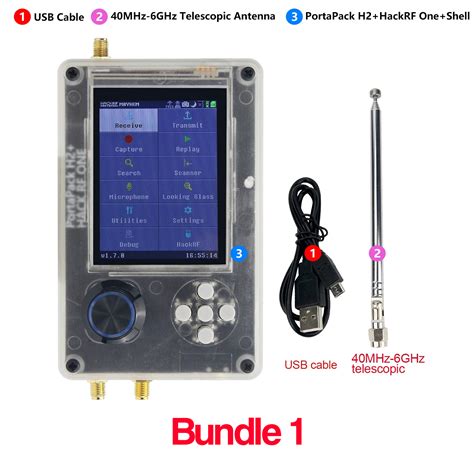 Hackrf One R V Upgraded Portapack H Sdr Software Defined Radio