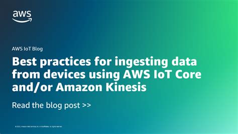 The Internet Of Things On Aws Official Blog