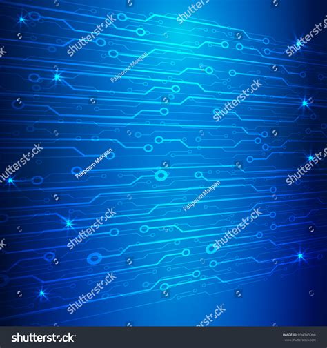 Circuit Board Modern Hi Tech Pattern Stock Vector Royalty Free Shutterstock