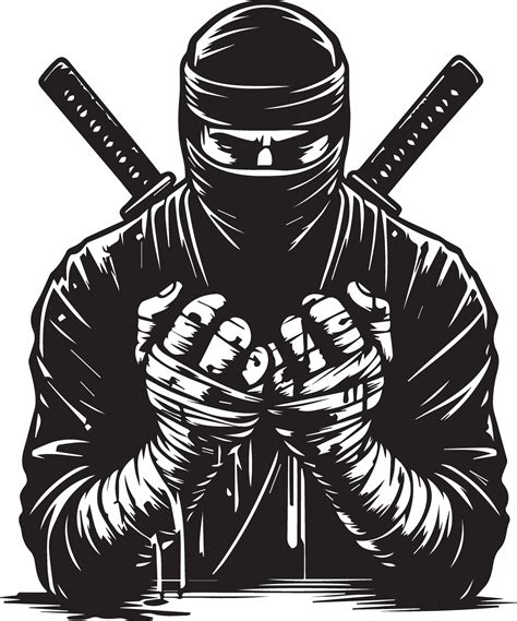 Ninja Assassin Fighter 45899126 Vector Art At Vecteezy