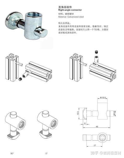 哪些铝型材配件是需要打孔连接的 知乎