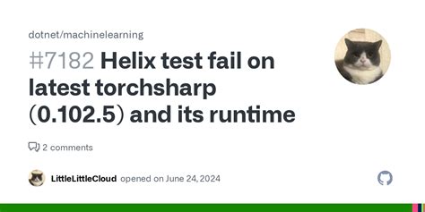 helix test fail on latest torchsharp 0 102 5 and its runtime · issue