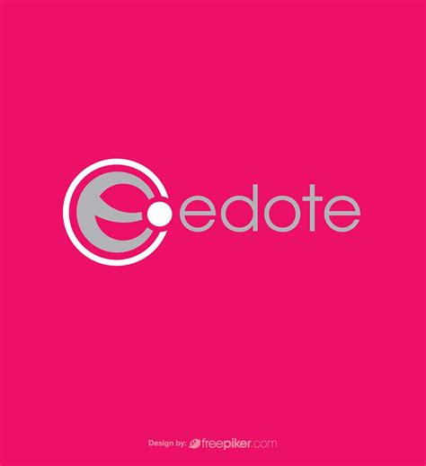 Freepiker E Letter With Circle Minimal Logo