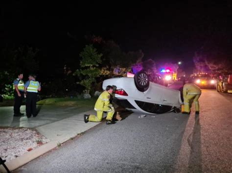 Car Rollovers In East Perth And Mt Lawley Keep Emergency Services Busy
