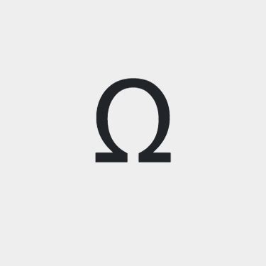 Ohm Symbol Ω Copy and Paste Text Symbol Symbolsdb