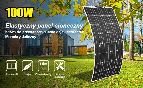 Elastyczny panel słoneczny 800 W elastyczny wodoodporny 8 sztuk moduł słoneczny