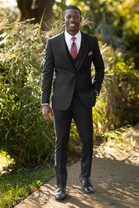 All Black Wedding Suits