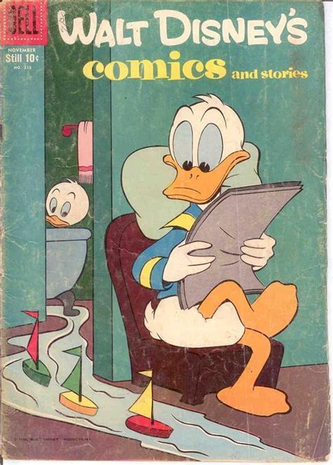 Walt Disneys Comics And Stories 218 Fair Nov 1958 Comics Book Comic