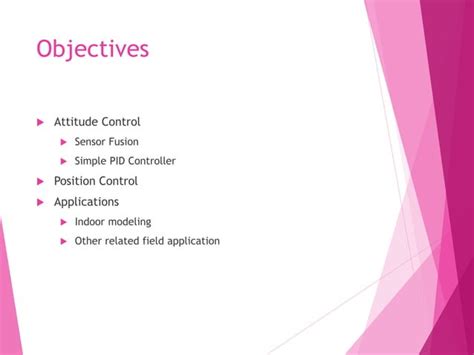 Implementation Of Pd Controller In Attitude Of Quadcopter Ppt