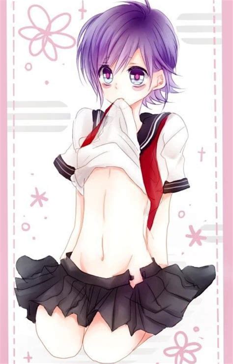 Rule 34 1boy Big Eyes Diabolik Lovers Light Skin Pink Background