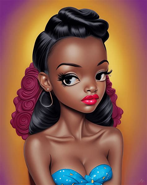 Beautiful Dark Skinned Disney Cartoon Character Of Mixed Latin American