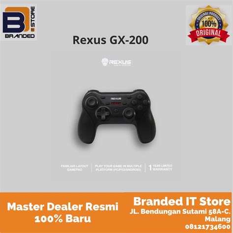 Jual Gamepad Rexus Gladius Gx200 Wireless Controller Hitam Shopee