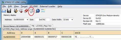 如何用st Link给stm32下载hex文件stm 32 Stlin下载 Csdn博客