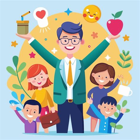 Happy Teachers Day Premium Ai Generated Vector