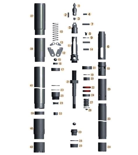 Exploration Core Drilling Wireline Core Barrel Bq Hq Nq Pq With Long Life