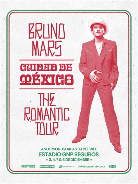 Bruno Mars Confirma Su Regreso A México Con Cuatro Shows De “the