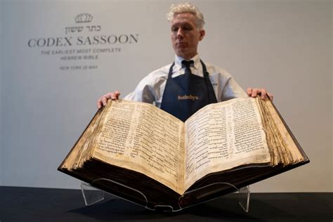 Codex Sassoon Sells For 381 Million Highest Price Ever For A Book