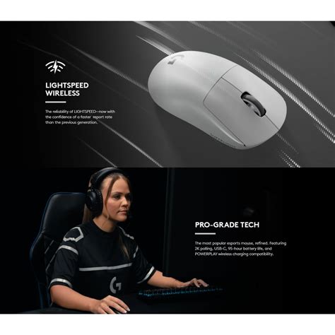 Logitech G Pro X Superlight 2 32 000 Dpi Lightspeed Technology Wireless