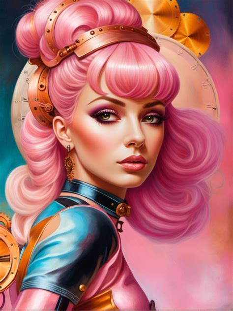Download Ai Generated Pink Woman Royalty Free Stock Illustration Image