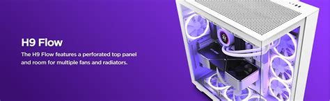 Mua H9 Flow Dual Chamber Atx Mid Tower Pc Gaming Case High Airflow