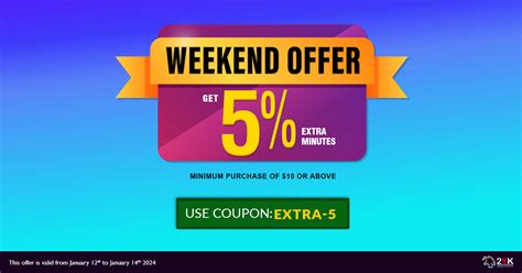 weekend special offer