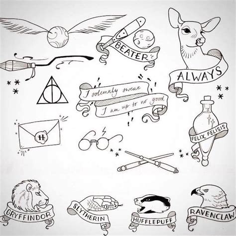 Harry Potter Symbol Sketch