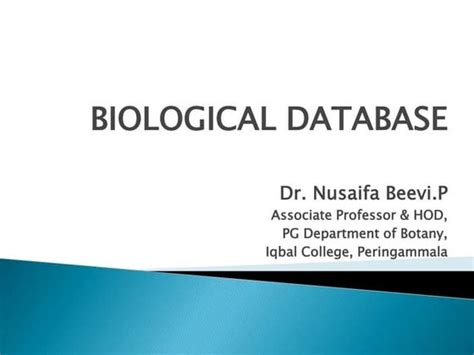 introduction of bioinformatics ppt
